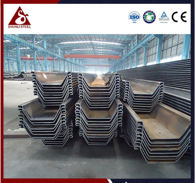 Anchored Permanent Quay Wall U Sheet Piling - Buy Permanent U Sheet ...