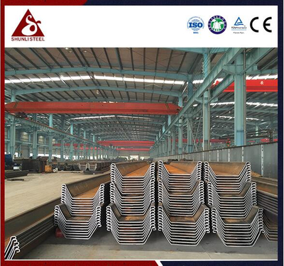 Interlocking Permanent U Steel Sheet Pile - Buy Permanent U Sheet ...